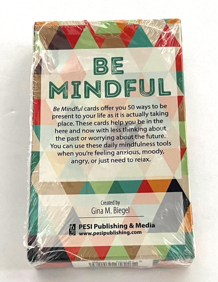 BE MINDFUL Card Deck for Teens by Gina M Biege NEW SEALED 9781559570589 ...