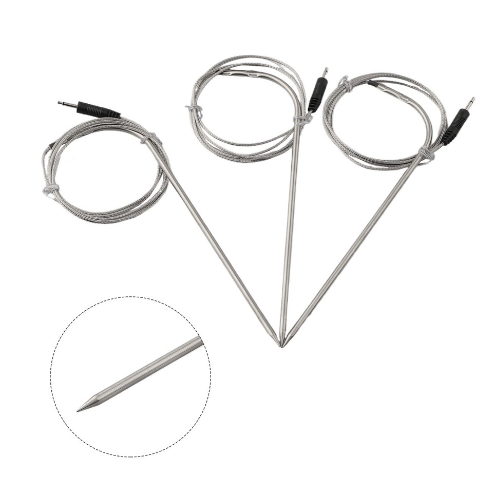 3PCS Probes Sensor Long Probe Length 130cm Measuring Tool Outdoor ...