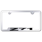 Mirrored Cut-Out License Plate Frame for Chevy Silverado Z71 - AUGD4104 ...
