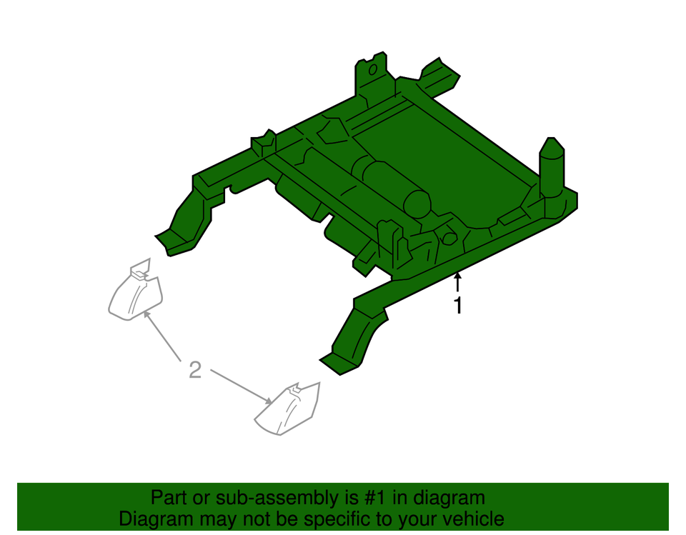 Genuine Ford Track Assembly 9G1Z-5461710-A | eBay
