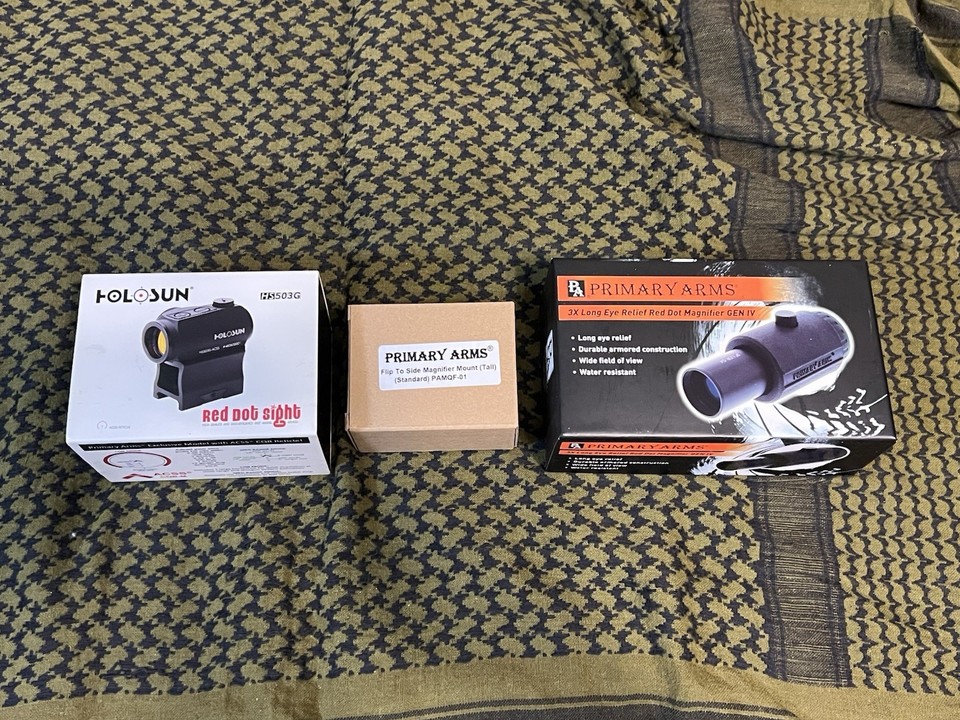Holosun HS503 ACSS (DISCONTINUED) With Primary Arms LER 3x Magnifier | eBay