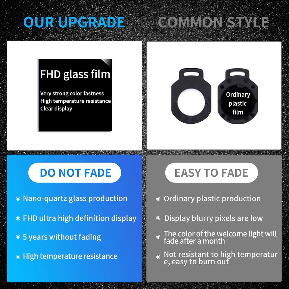 Non-Fading Car Door LED Logo Projector Welcome Lamp Door Light Puddle ...