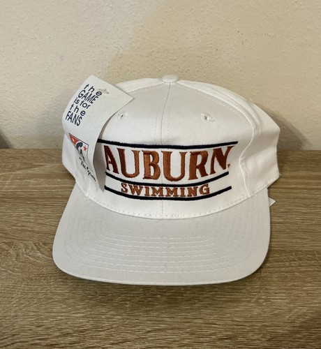 Auburn Tigers The Game Vtg SEC 3D Split Bar Script Snapback Sports Hat ...