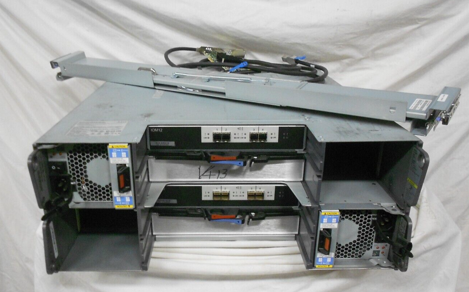NetApp DS4246 12G IOM12 JBOD Server Expansion Array + SAS Card, Cable ...