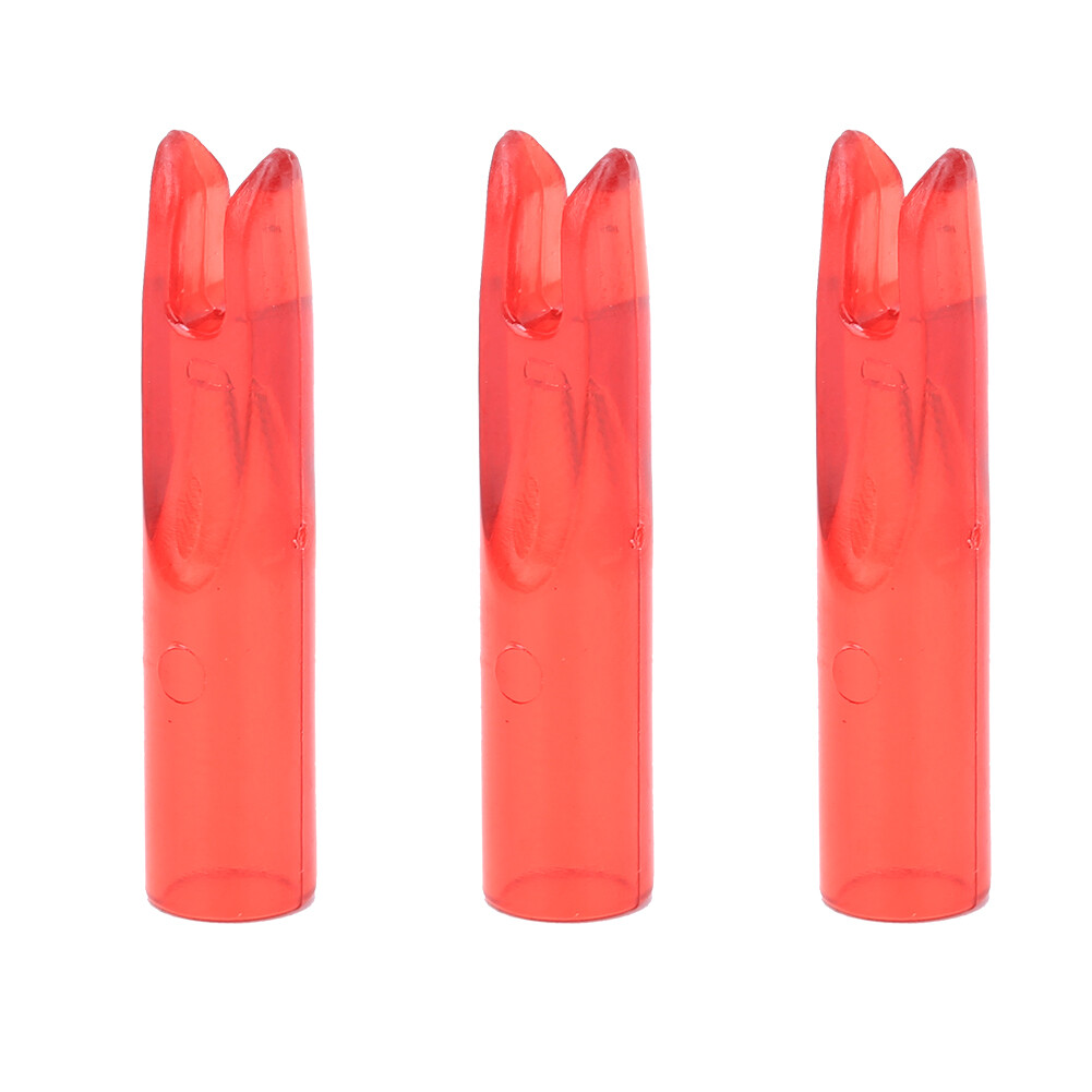 50Pcs Portable Plastic Bow Nock Insert Tail Archery Accessory For 6mm ...