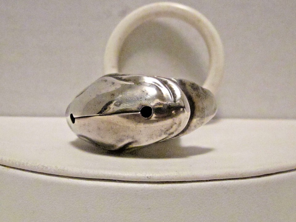 Baby Rattle, Teething Ring, Sterling Silver, Child Riding Duck | eBay