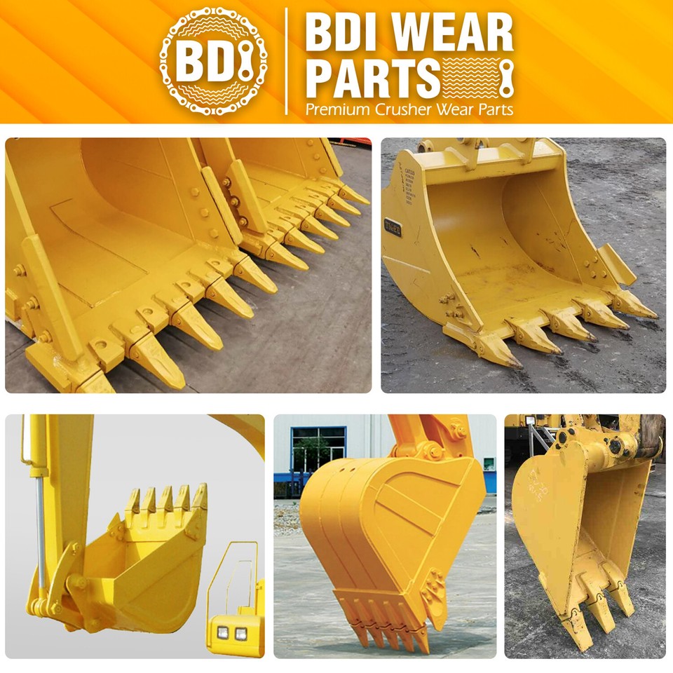 1U3352 Casting Bucket Teeth J350 Dirt Teeth with Pins 8E6358 & 8E6359 ...