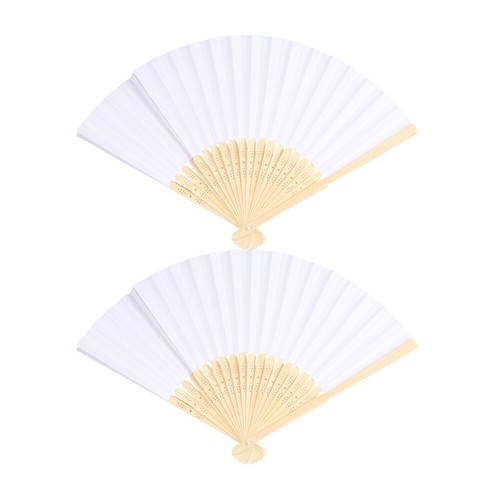10 Pcs Éventail Pliant Vierge Éventails Chinois Vierges Enfant Vide ...