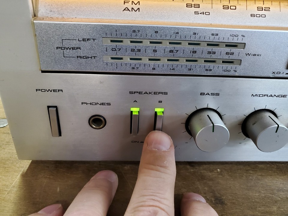 Vintage Akai AA-R50 AM/FM Stereo Receiver, Silver Face, For Parts or ...