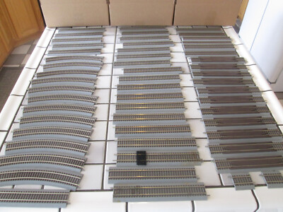 large lot of atlas train tracks with base nickle silver HO scale | eBay