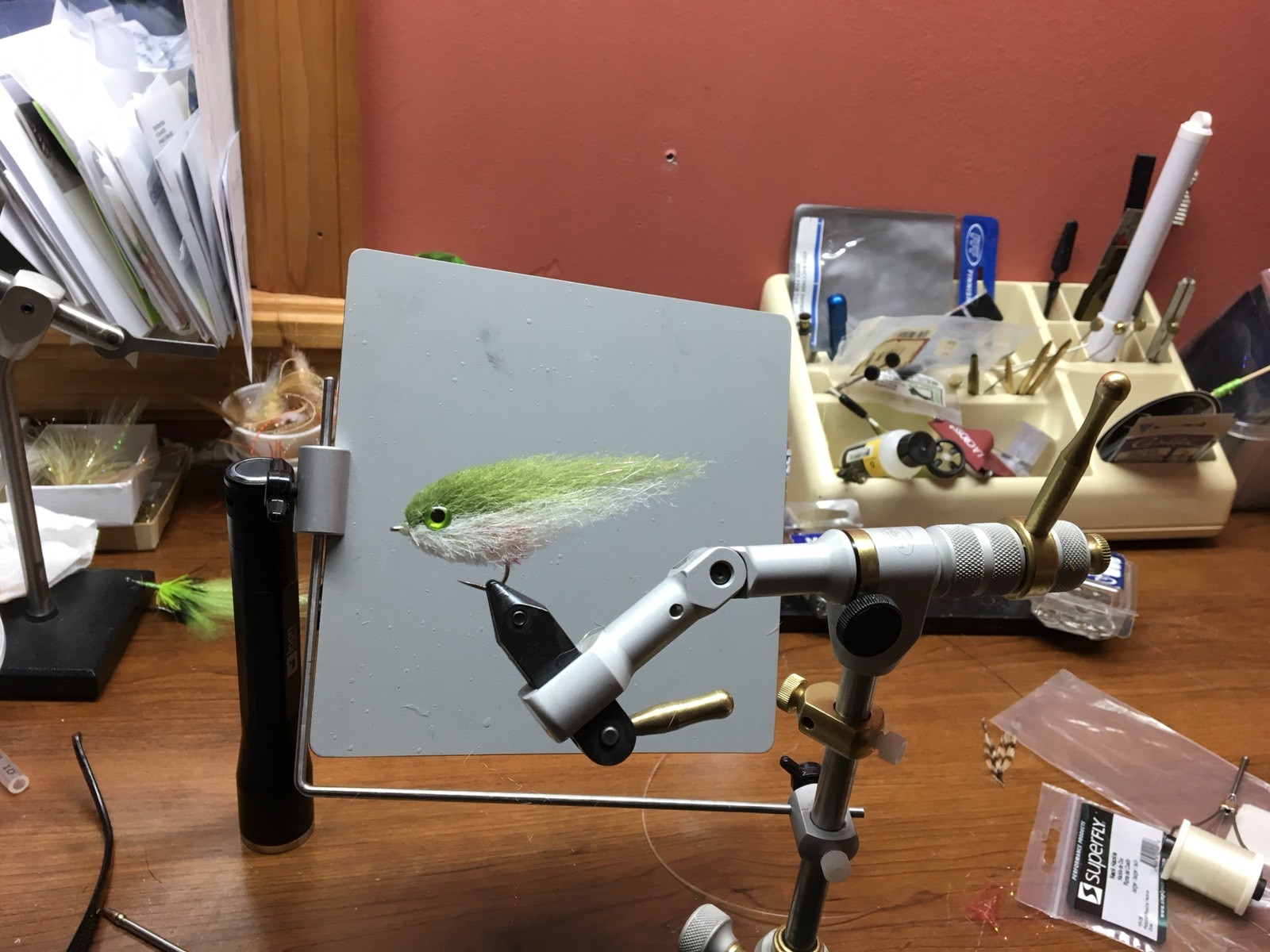 Saltwater Fly mullet Fly ep Baitfish Size 1/0 Tarpon,Snook,Redfish | eBay