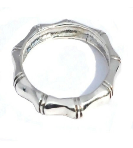 Sterling Silver Bones Band Ring | eBay