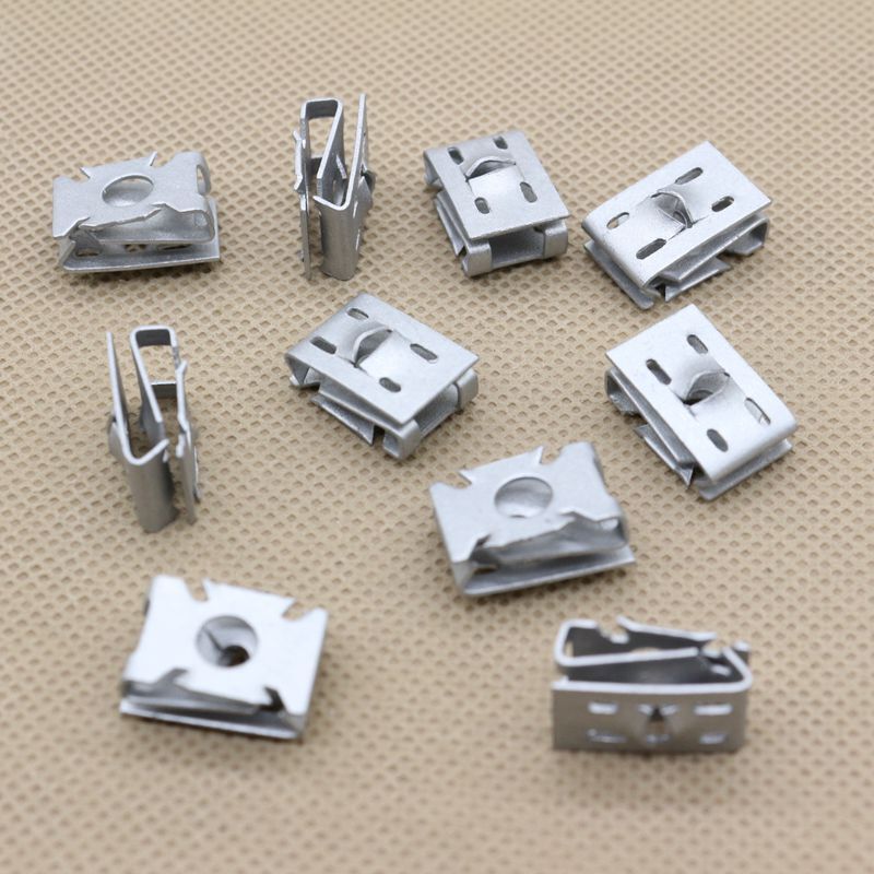 10Pcs For VW & Audi Fender and Bumper Metal Clip N90959101, N-909-591 ...