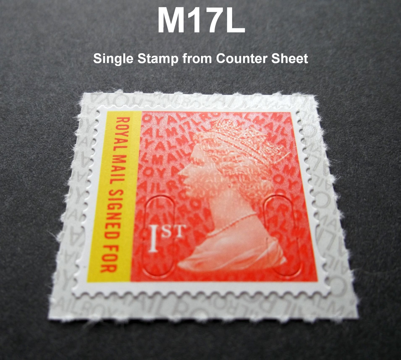 2017 1st CLASS RMSF SIGNED FOR M17L MACHIN SINGLE MINT STAMP U3049 | eBay
