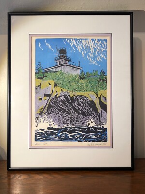 Vintage Alaska Beacon Artist Proof Michelle Morrell Exceptional Design ...