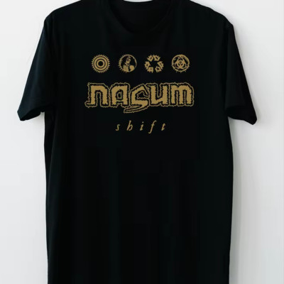 Nasum band shirt Nasum black T-shirt Unisex All sizes short sleeve ...
