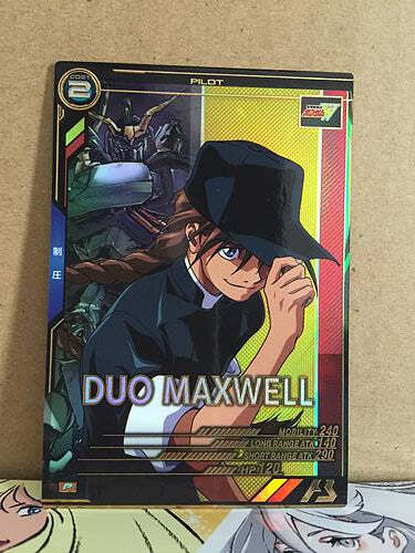 DUO MAXWELL AB03-091 Gundam Arsenal Base Holo Card | eBay