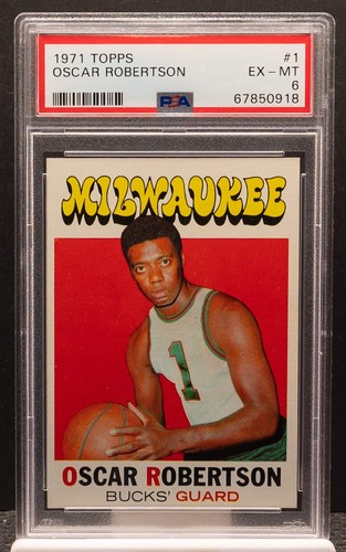 67850918 Oscar Robertson 1971-72 Topps 1 Bucks PSA 6 | eBay
