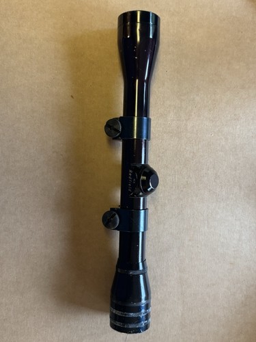 Vintage Redfield 4X Scope With Duplex Reticle And Weaver Rings | eBay