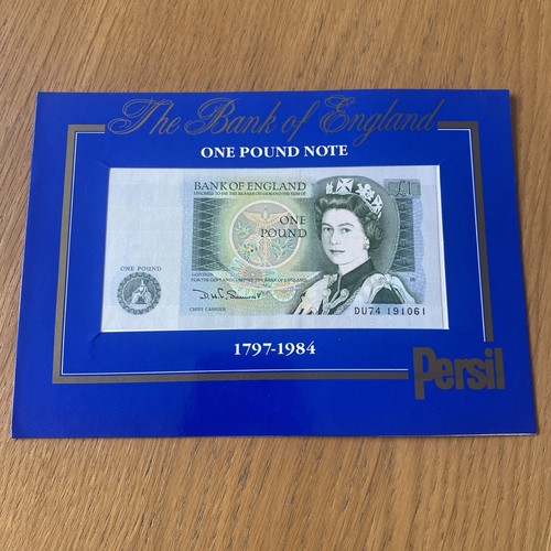 Persil The Bank Of England, £1 One Pound Note, 1797-1984 DU74 191061 ...