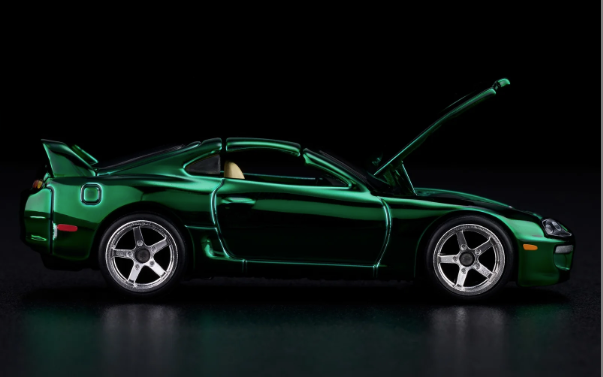🔥 🔥Hot Wheels RLC Exclusive Spectraflame Green 1997 Toyota Supra Mk4 ...