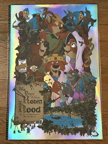 Disney Robin Hood Variant Foil Print By Mainger 16/165 BNG Bottleneck ...