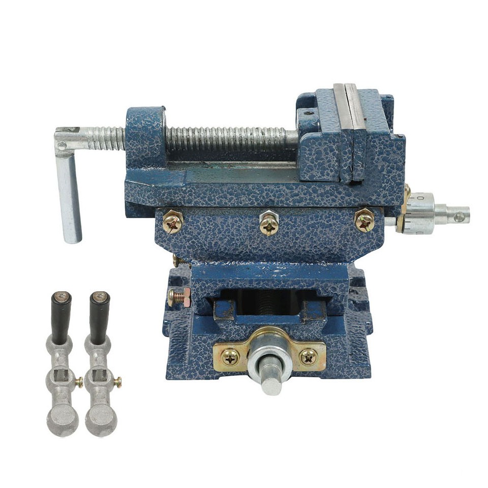 Heavy Duty 3"/4"/5"/6" Cross Drill Press Vise Slide Milling 2 Way X-Y ...