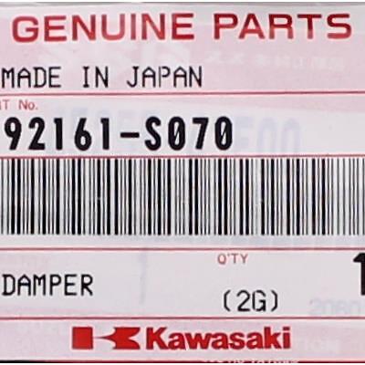 Genuine Kawasaki Damper Part Number - 92161-S070 | eBay
