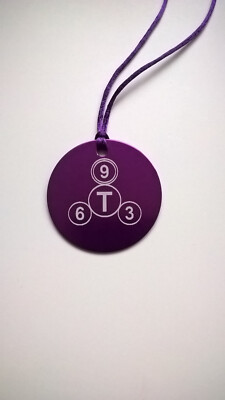 Nikola Tesla Purple Plate Disc 369 Original Positive Energy and Blocks ...