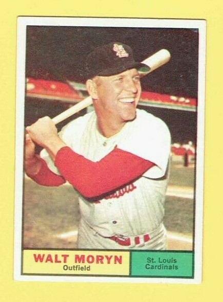 1961 TOPPS Walt Moryn card #91 Cardinals EX - EX-Mint | eBay