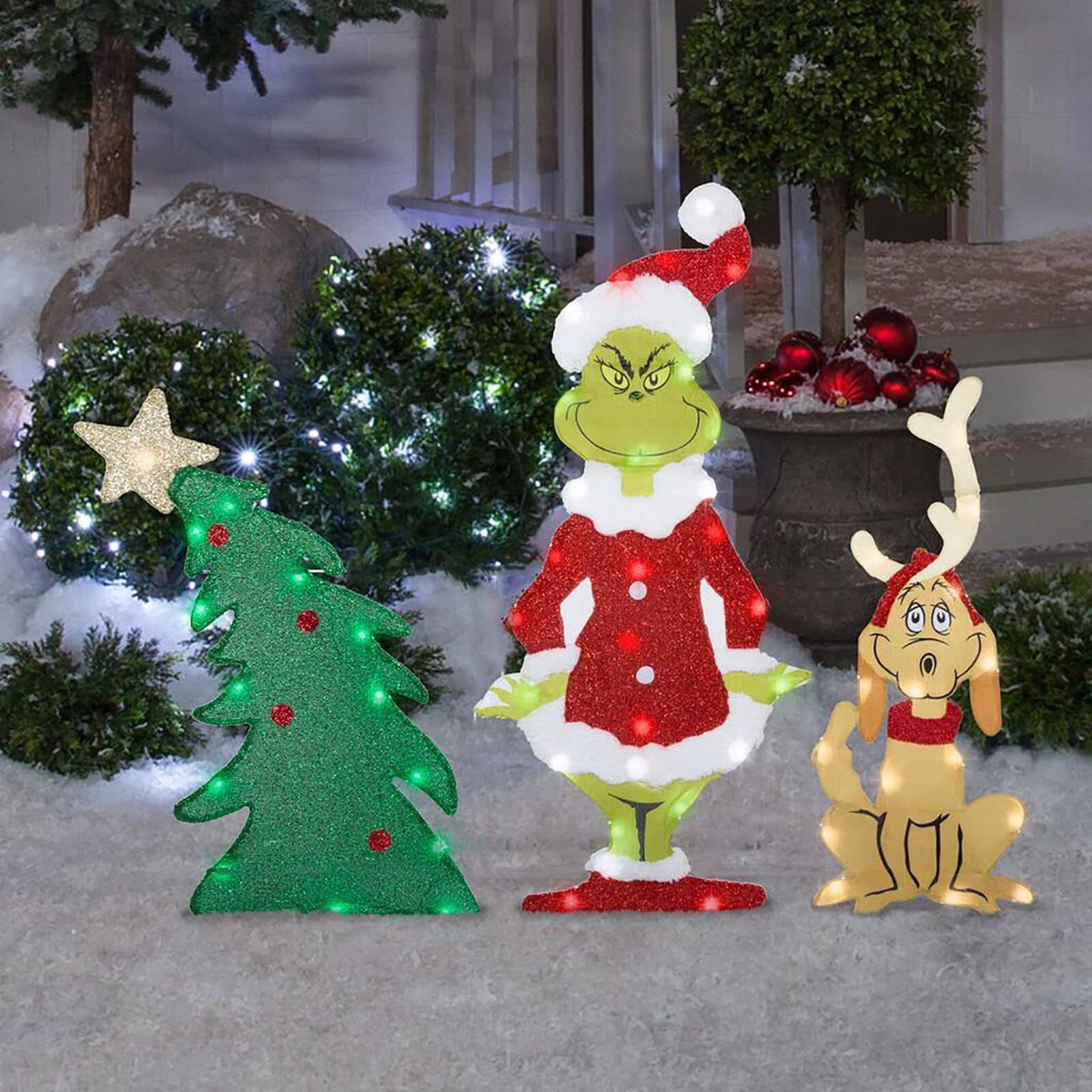 Grinch Stealing Lights Display Amazon.com : Grinch Christmas