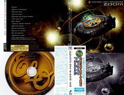 ELECTRIC LIGHT ORCHESTRA-ZOOM-2001-JAPAN-INLAY&OBI-MATRIX:SAMPLE/LOANED ...