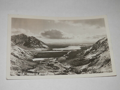 BARROW ALASKA - OLD REAL PHOTO POSTCARD - AERIAL OF MERRILL PASS | eBay