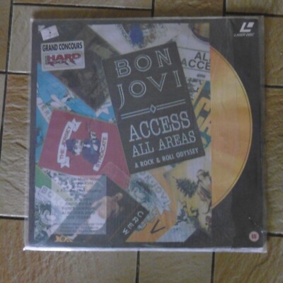 laser disc Bon Jovi Access all Areas disque Laser | eBay