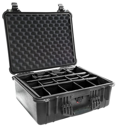 Peli 1550 Protector Case - Waterproof - With Padded Dividers + Lid Foam ...