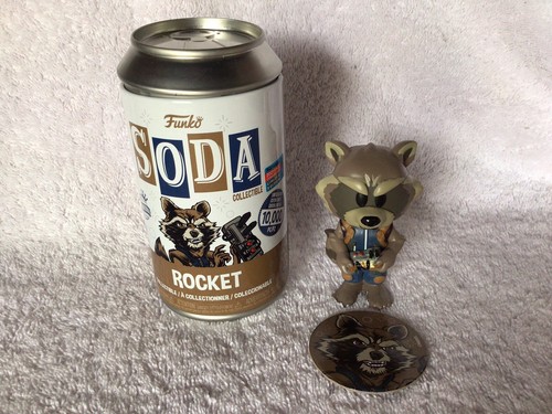 Rocket Funko Soda Pop Vinyl Guardians of the Galaxy Racoon NYCC 2021 ...