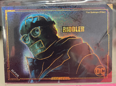 2022 DCEU Trading Card Riddler F-018 The Batman Film HOLOFOIL SHINY ...