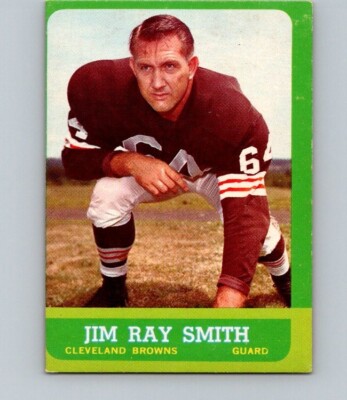 1963 TOPPS FOOTBALL #18 JIM RAY SMITH (SP) NRMT MR | eBay