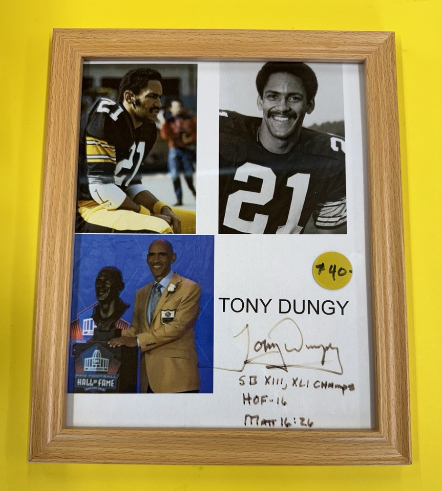 Tony Dungy Signed Photo Autographed HOF 16’ Pittsburgh Steelers | eBay