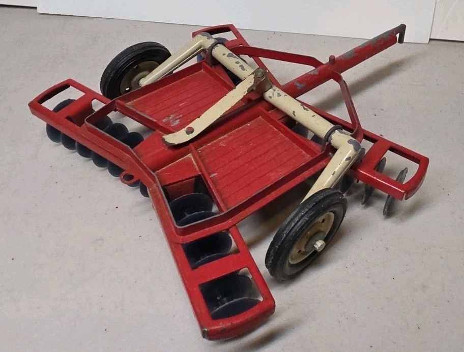 Tru-Scale International Harvester H-412 Disc Harrow 1960s Diecast 1:16 ...