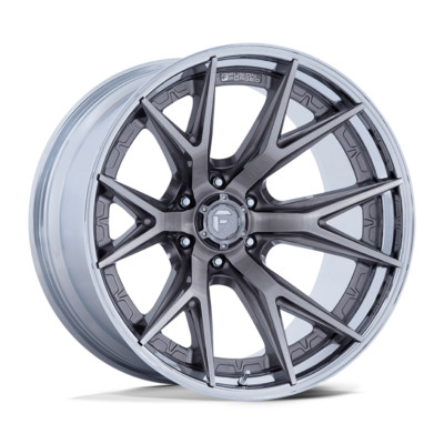 Set of 4 Fuel Off Road FC402 CATALYST Wheels 24X12 6X5.5 PLTNM-CHR ...