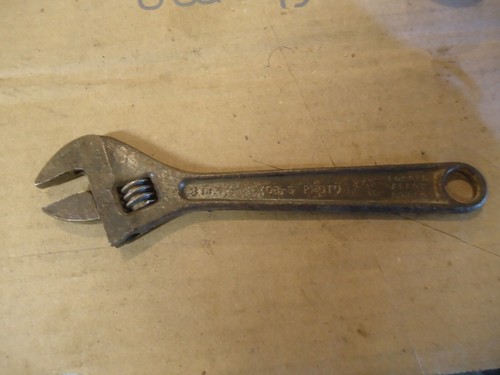 Vintage Proto 8" Adjustable Wrench 708-S Black Oxide Made in USA | eBay
