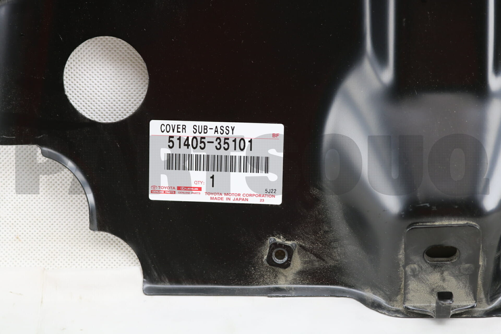 5140535101 Genuine Toyota COVER SUB-ASSY, ENGINE UNDER, NO.1 51405 ...