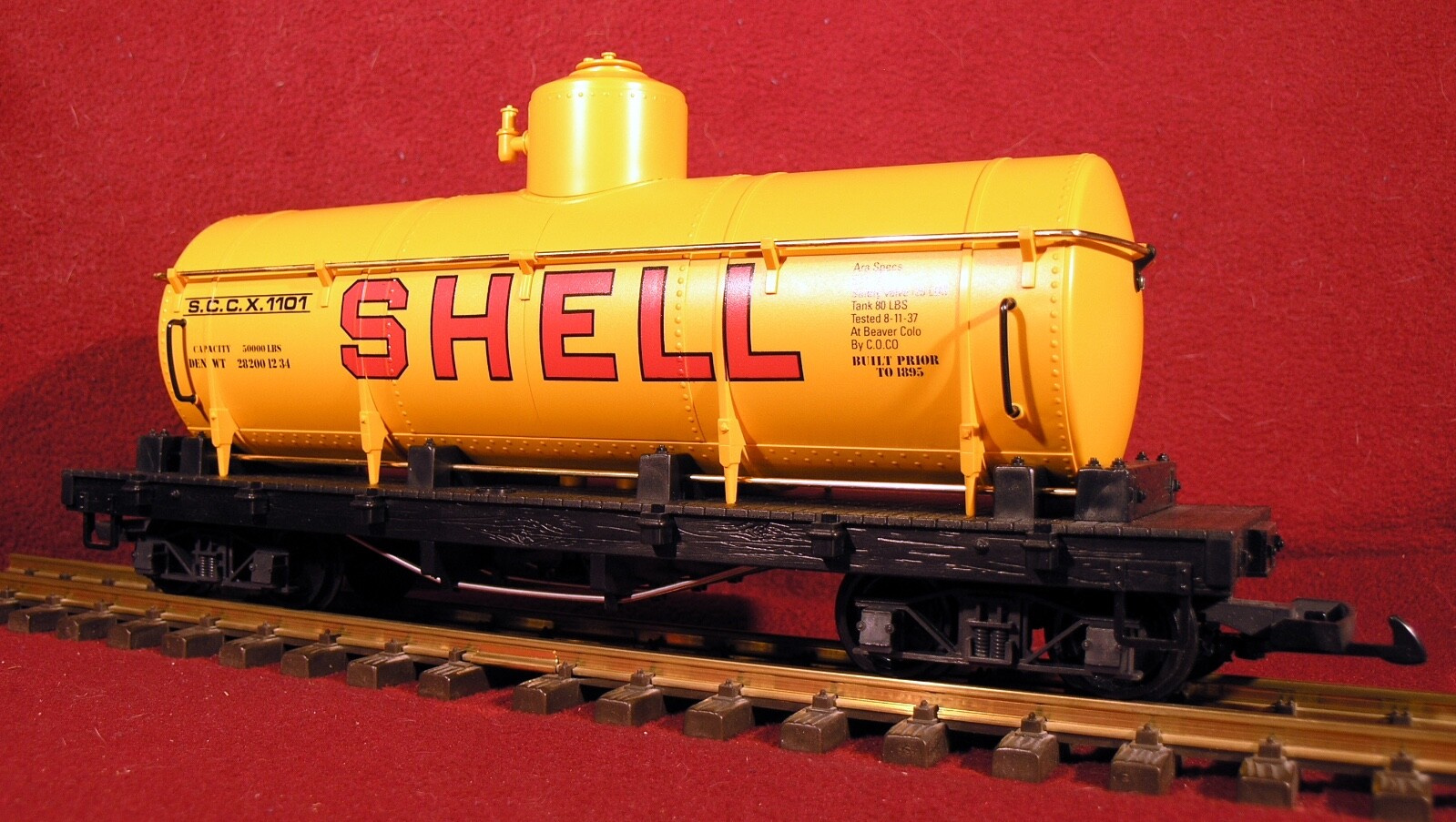 Lehmann LGB G Scale Shell Single Dome Tank Car 4080 Y 04 W/box for sale ...