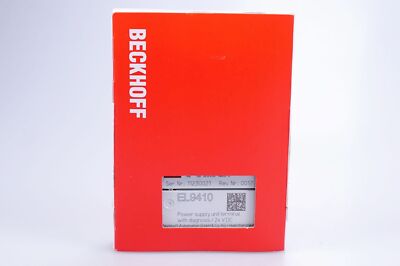 Beckhoff EL9410 Netzteilklemme 2A Con Diagnosi Conf. Orig. Nuova | eBay