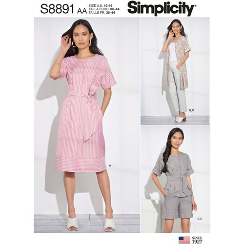 Simplicity R10144 Dress, Top, Pants & Shorts CHOOSE SIZE Misses/Plus ...
