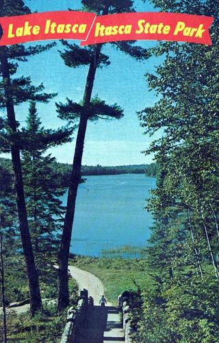 Lake Itasca Minnesota Douglas Lodge Itasca State Park Postcard | eBay