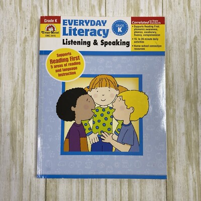 Everyday Literacy Listening and Speaking, Grade K Homeschool ...