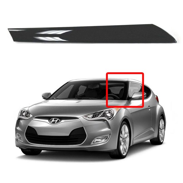Hyundai OEM 12-17 Veloster Exterior Pillar Molding Left 861702V000 for ...
