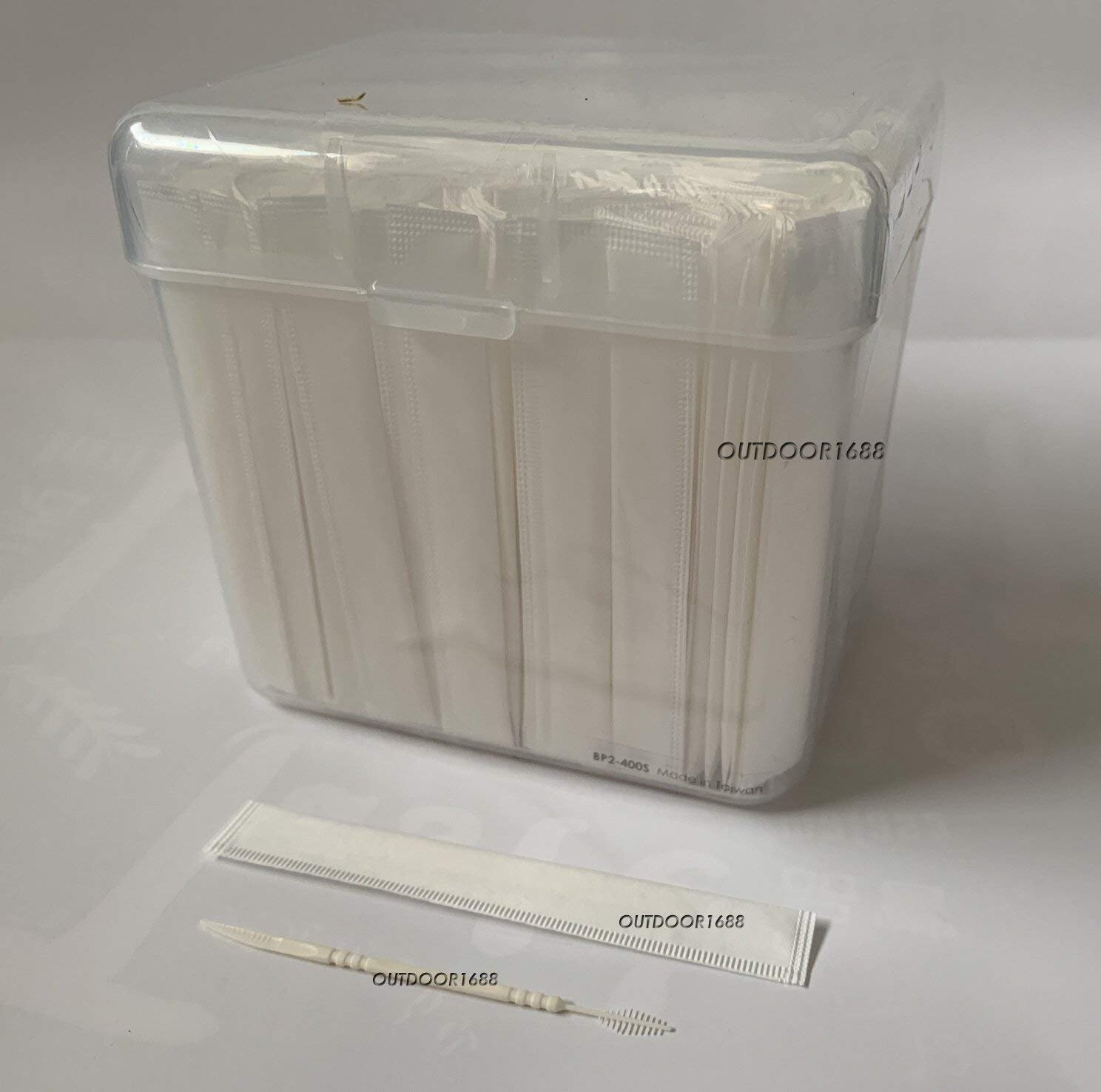 DuoPick Plastic tooth pick pack of 1 x 400s =400 Individually packed ...